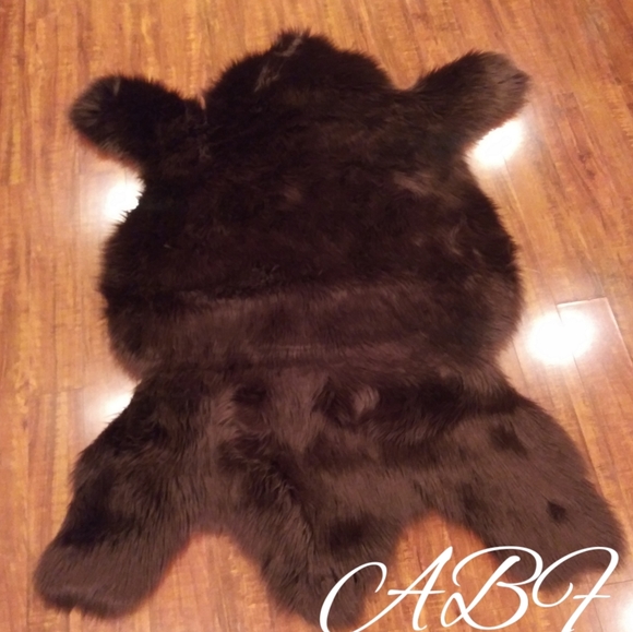 AmericasBestFur | Accents | Brown Bear Skin Faux Fur Rug 4x5 | Poshmark